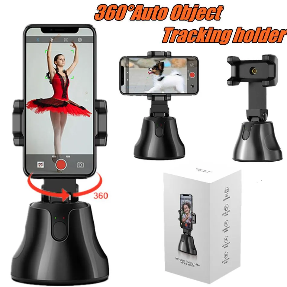 Universal Smartphone Holder With 360° Rotation, Auto Face & Object ...