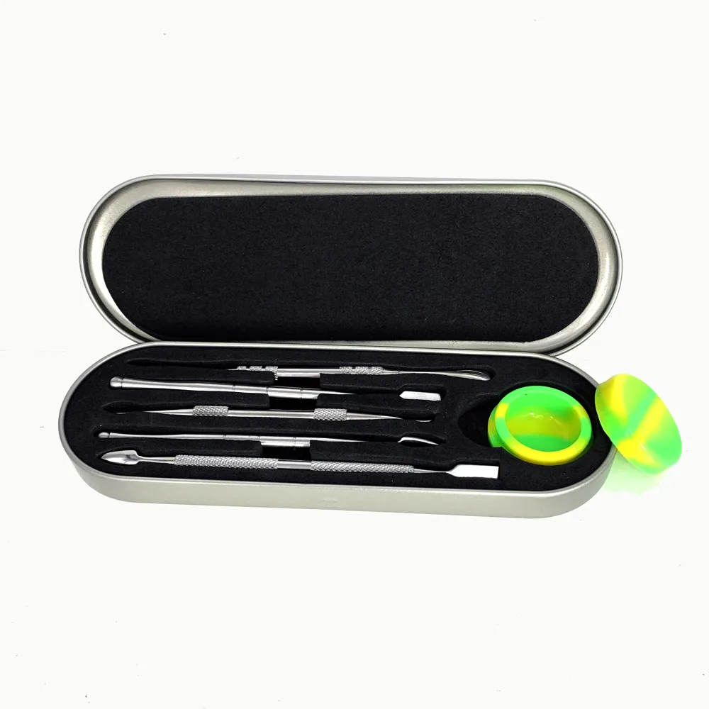 Dab Tool Dabber Kit: Stainless Steel Dry Herb Vaporizer Pen For Wax ...
