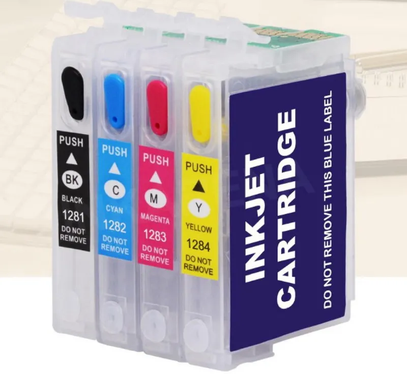 T1281 Refillable Ink Cartridges - Epson Compatible - S22, SX125, SX130 ...