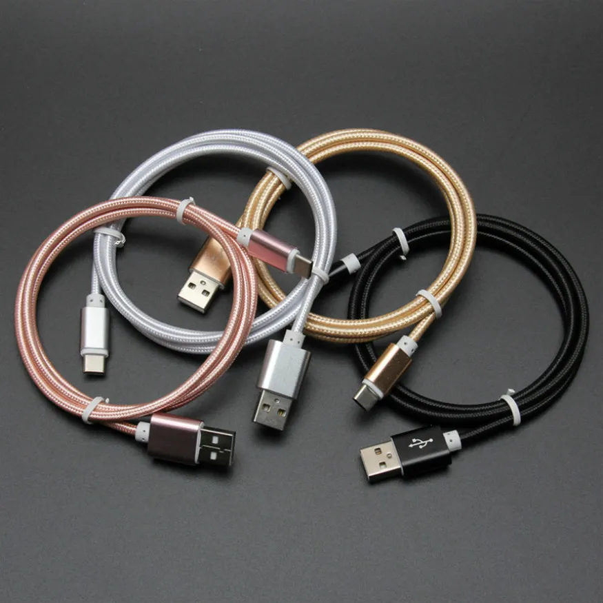 USB Type-C Fast Charging Data Sync Cable for Samsung S8 Android Phones ...