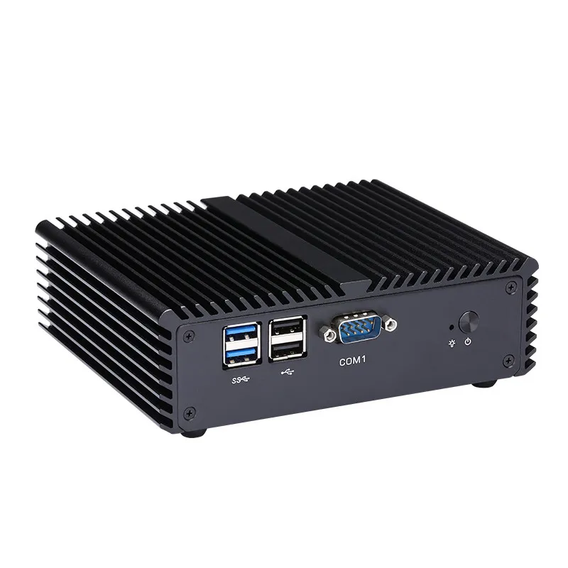 Mini CPU Fanless Industrial PC: Core I3 I5 Processor, Dual LAN, 4 COM ...