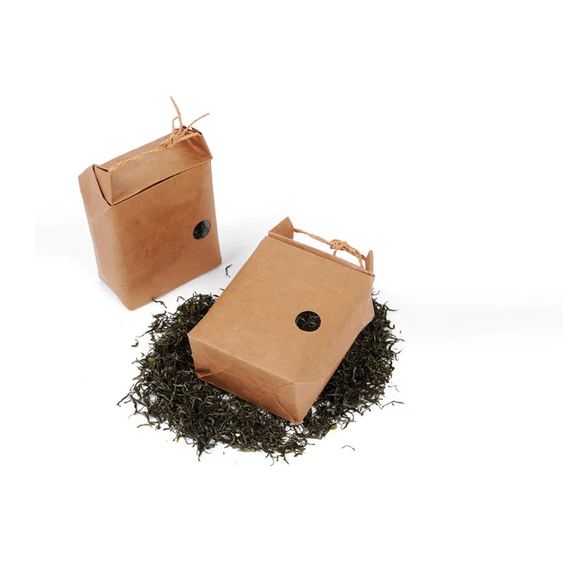 kraft paper packaging bags for rice paper, tea pack, and food storage ...