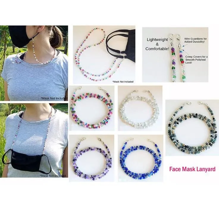 DHgate.com:Adjustable Beaded Mask Lanyard Strap Holder for Kids Adults ...