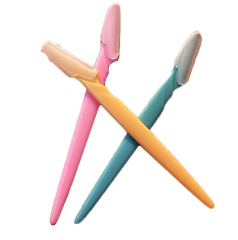 Portable Eyebrow Hair Remover Mini Fruity Beeswax Epilator Razor Blades ...