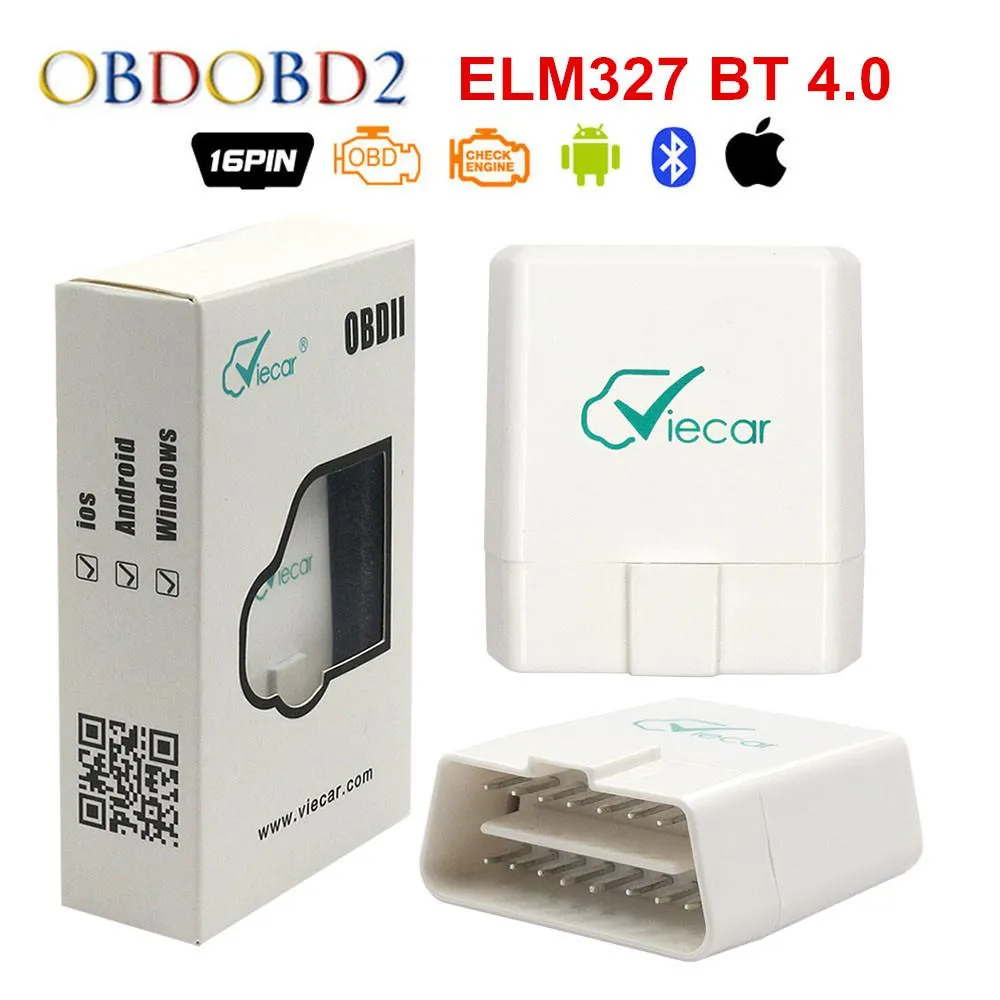 OBD II Bluetooth Scanner, ELM327 OBD2 V1.5 Bluetooth 4.0 Car Scanner ...