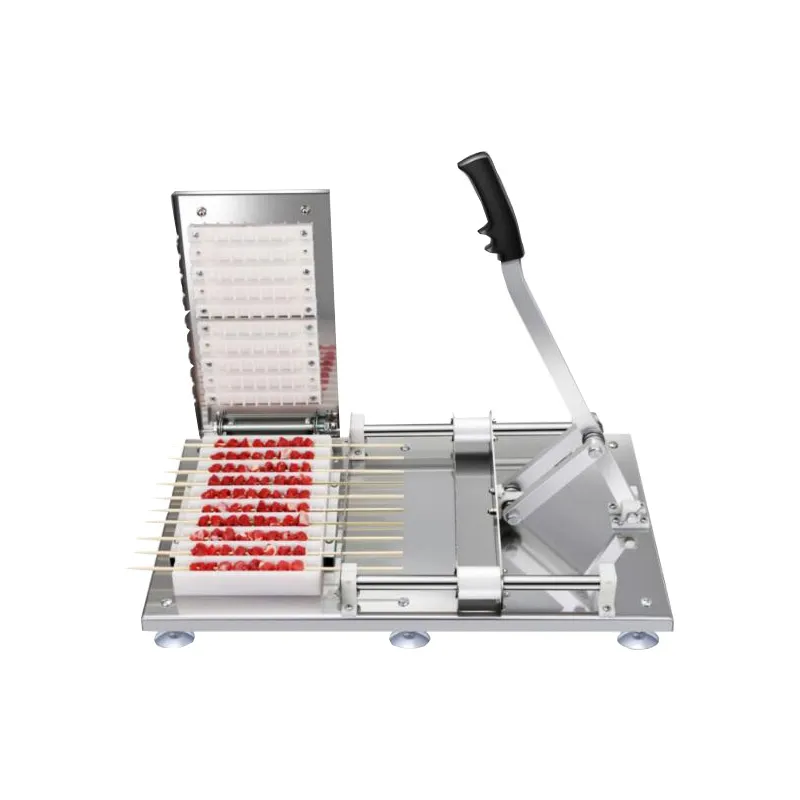 Kebab Maker Manual Meat Skewer Machine For Doner Kebab & Grill Makes 10 ...