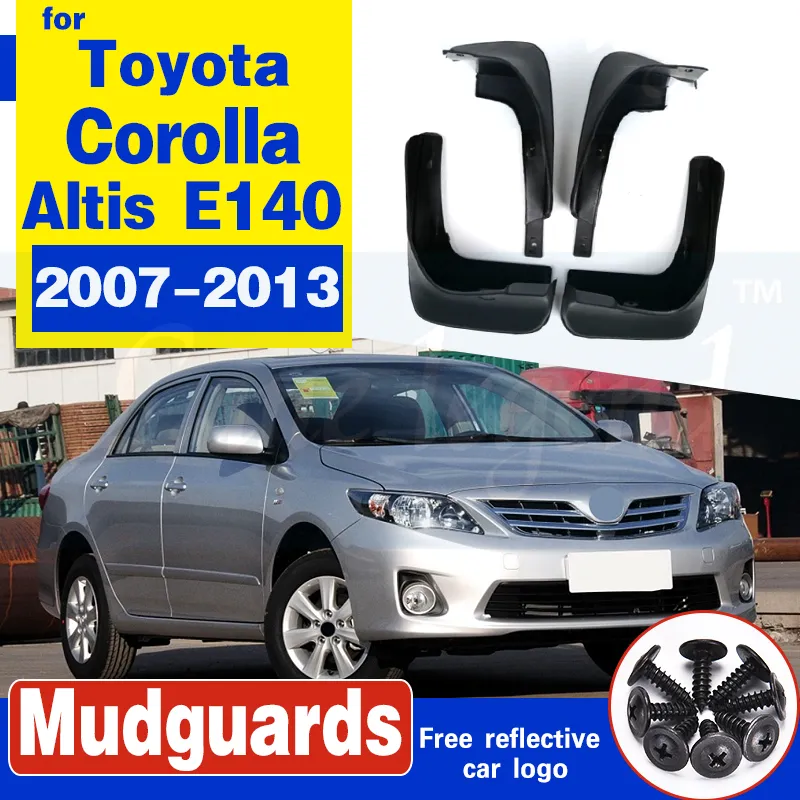 DHgate.com:Toyota Corolla Altis E140 2007-2013 Mudguards - Custom Fit ...