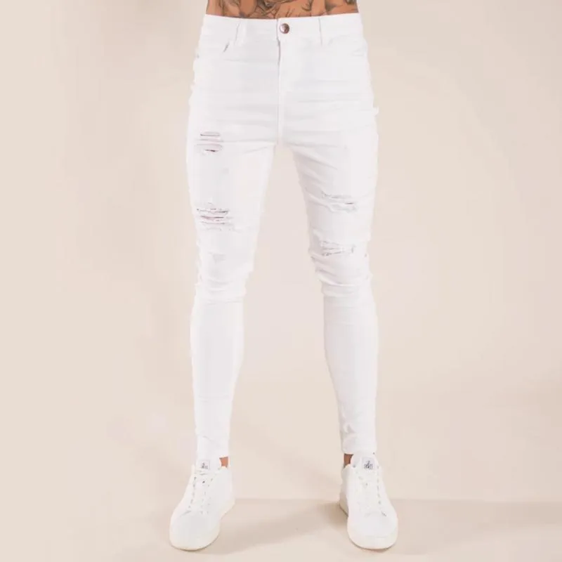 Mejor Precio En A Granel Jeans Pour Hommes 2021 Gothique Longs Hommes