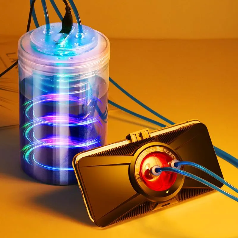 Semiconductor Phone Cooler Water Cooling Fan Intelligent Temperature ...