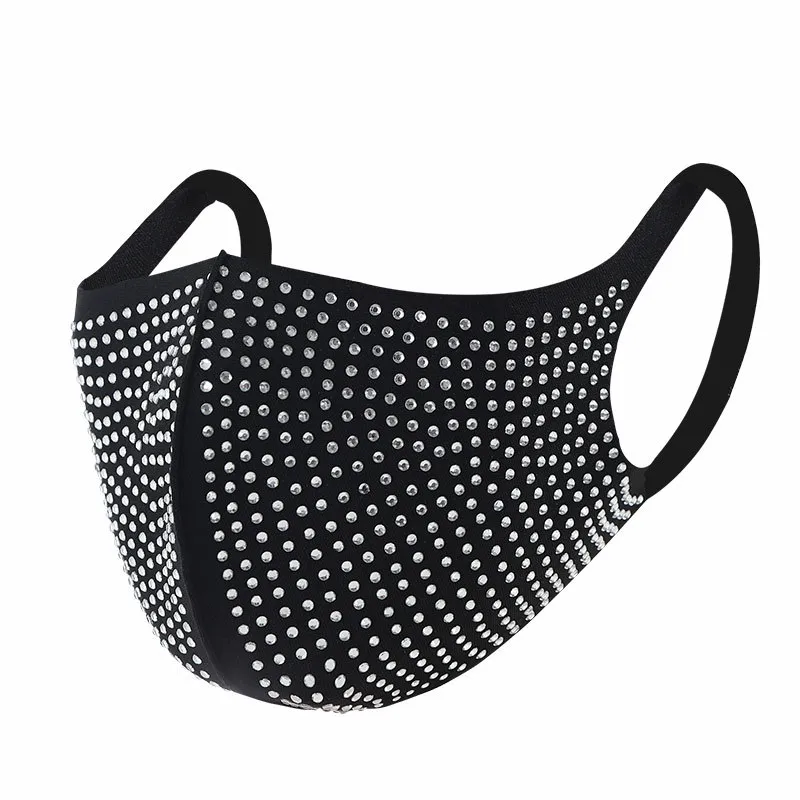European Trendy Knitted Face Reusable Face Mask With Star Point ...