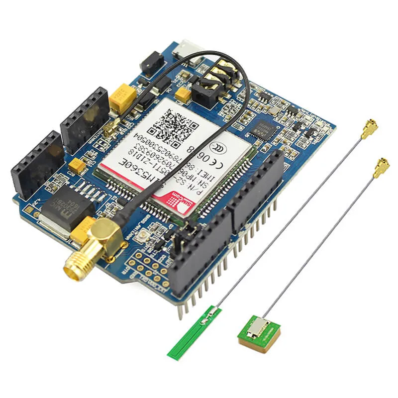 3G Shield for Ardu Mega - SIM5360E GSM/GPRS/EDGE Module, A-GPS, Micro ...