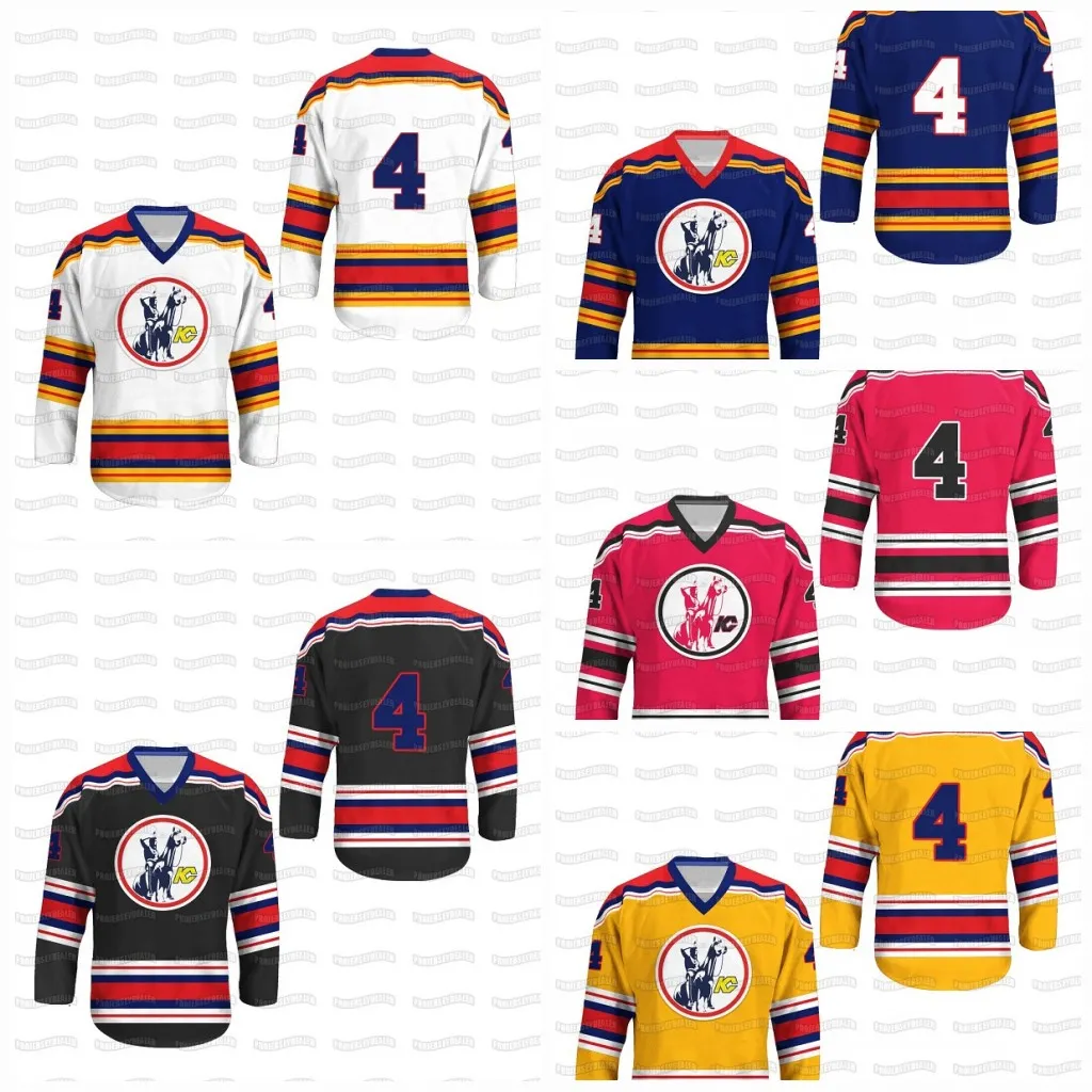 Kansas City Scouts Custom Hockey Jersey Stitched Any Name/Number | Create Your Own NHL Style ...