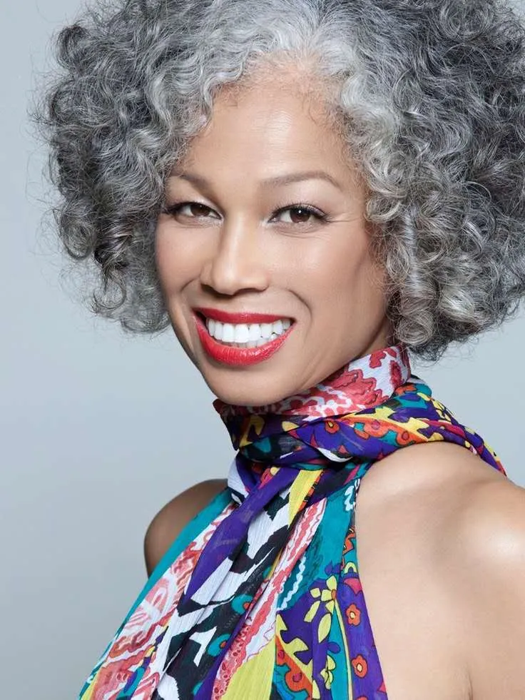 Human hair soft curly grey ponytail hair extension 120g silver grey ...