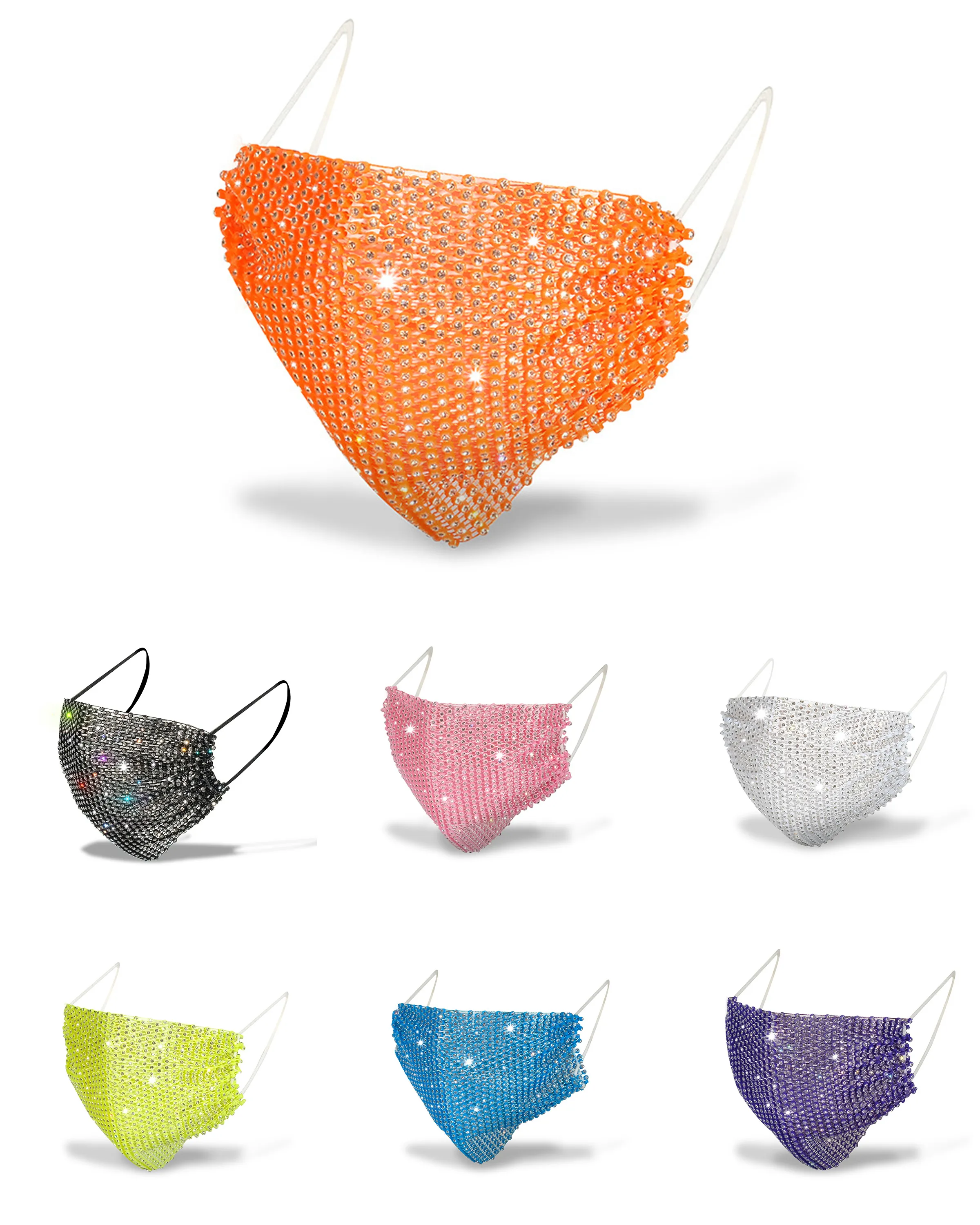 DHgate.com:Rhinestone Face Masks for Women, Reusable Anti-Dust ...