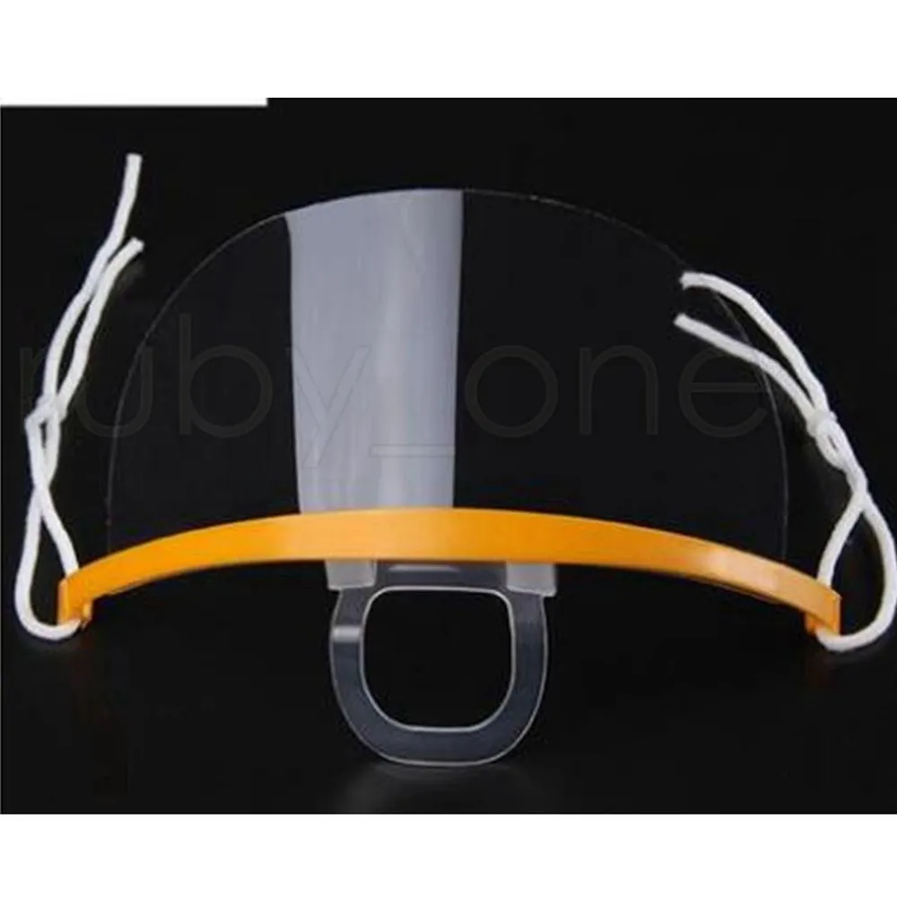 Mouth Spit Guard Transparent Plastic Face Mask for Cook Waiter Waitress ...