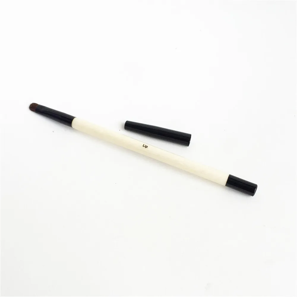 Premium Wood Lip Brush with Cap - Precision Applicator for Lipstick ...