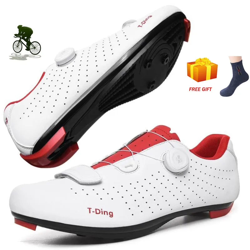 Professional Self-Locking Cycling Shoes: Breathable Road Bike Shoes for ...