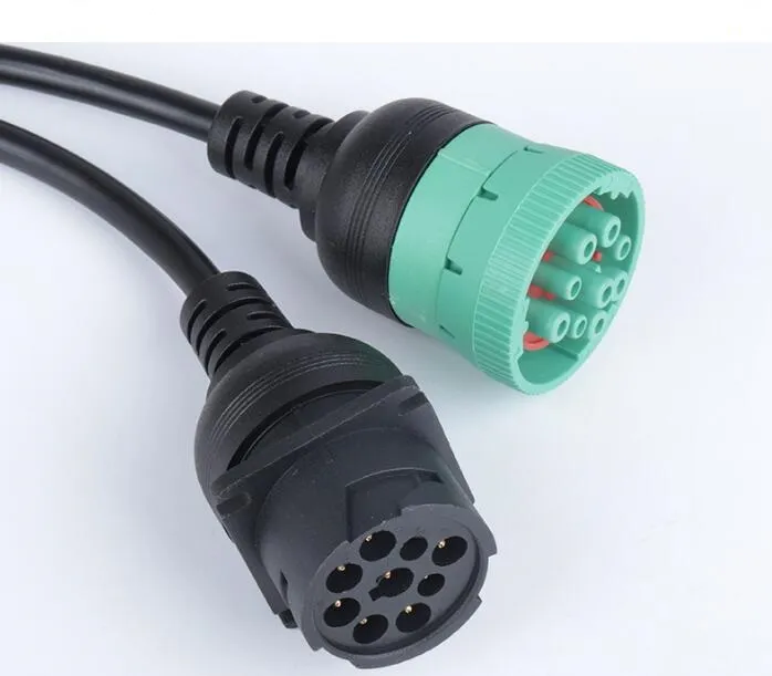 2 Pin Automotive Connector J1939 9PIN Diagnostic Wire Plug, Auto ...