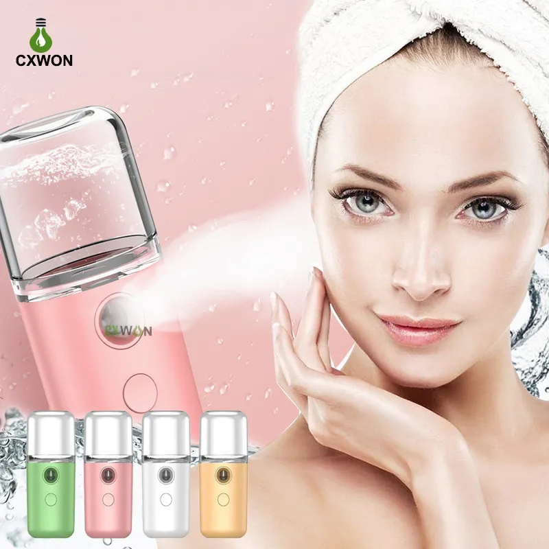 Nano Mist Sprayer USB Rechargeable Facial Steamer For Moisturizing Skin ...