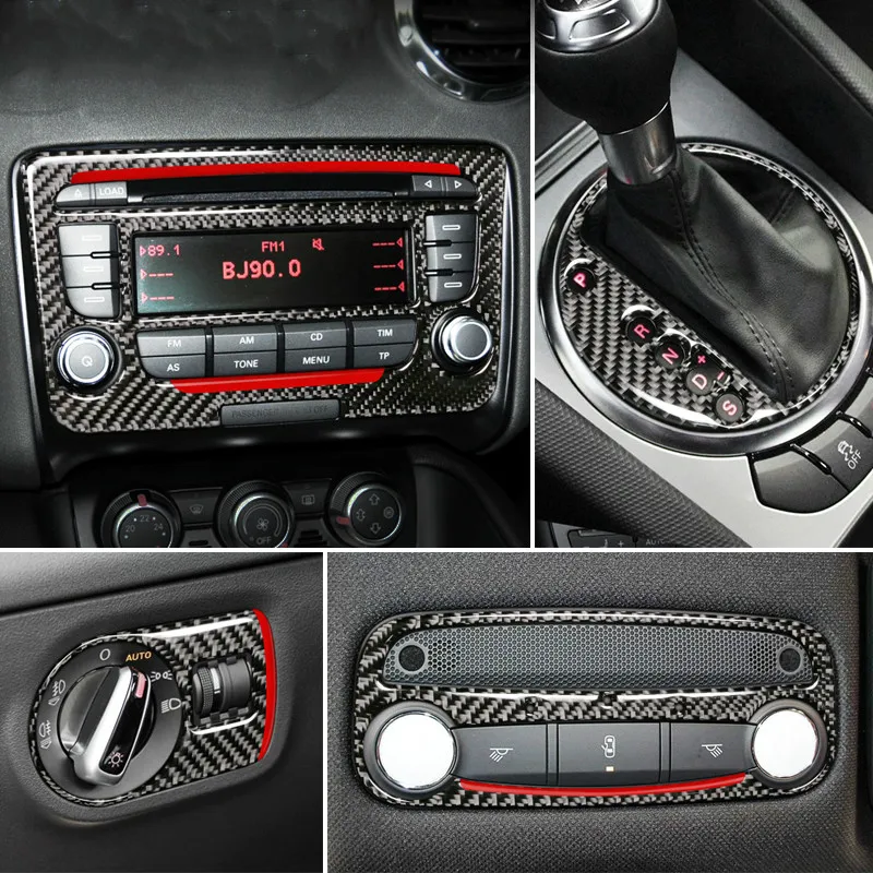 DHgate.com:Audi TT Carbon Fiber Interior Sticker Kit - Gear Shift ...