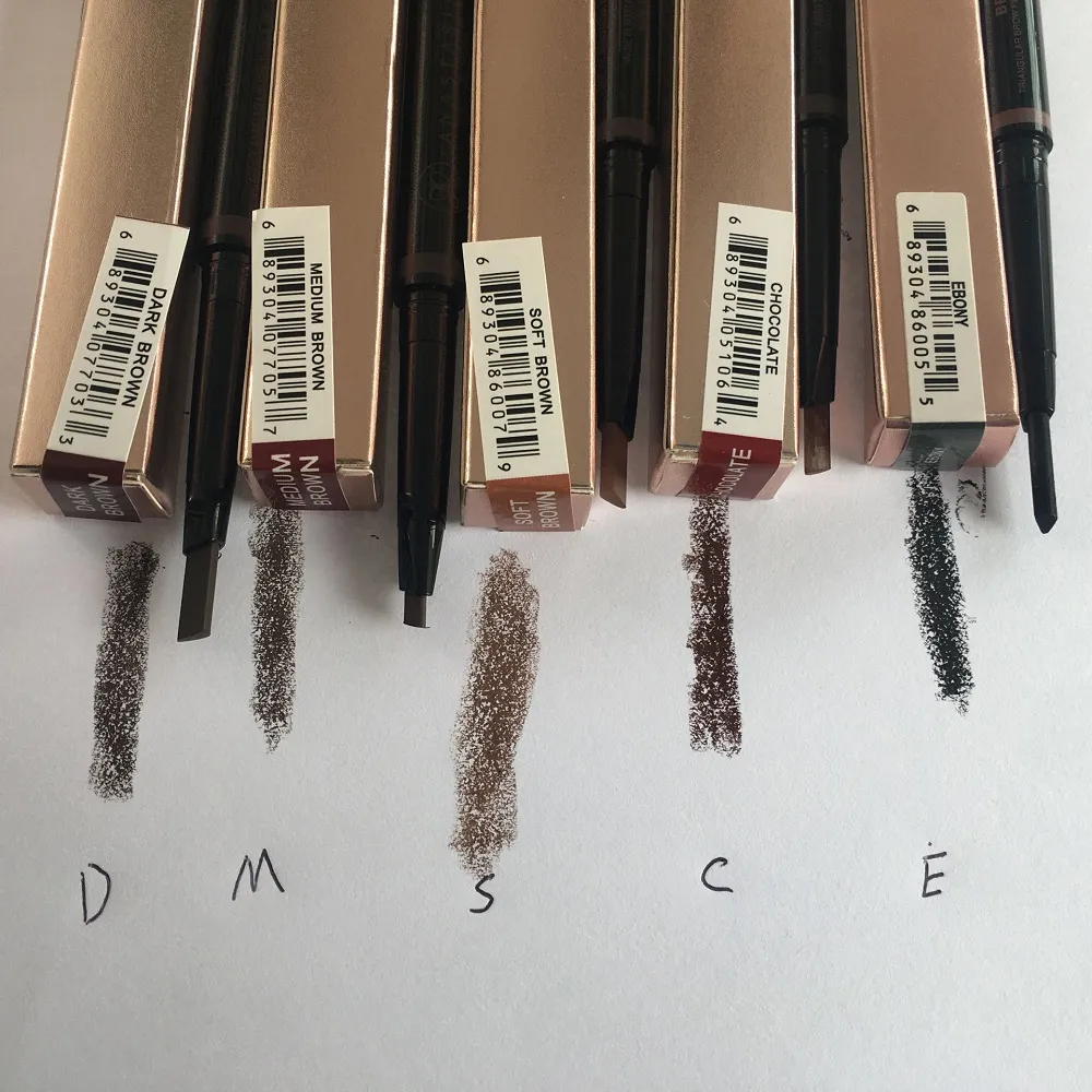 DHgate.com:Double-Ended 5-Color Eyebrow Pencil with Spoolie: Ebony-Dark ...