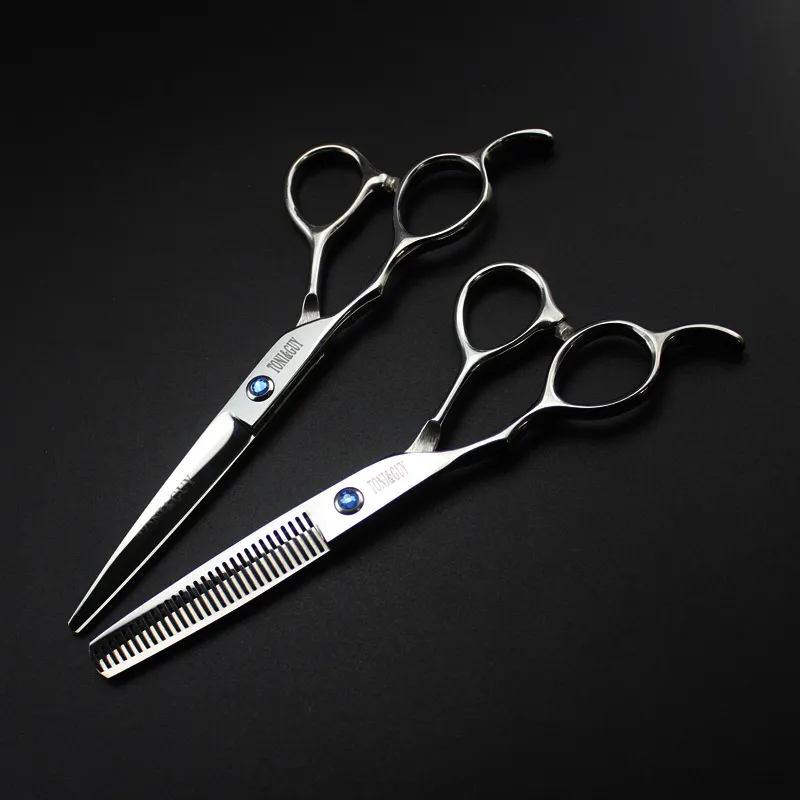 TONI GUY left hand stainless steel hair cutting and thinning scissors 6 ...