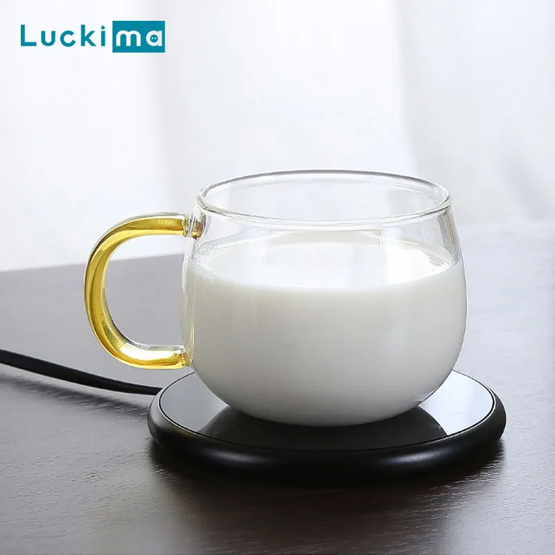 Mini Smart Coaster Cup Electric Heater Coffee Mug Water Bottle Warmer ...