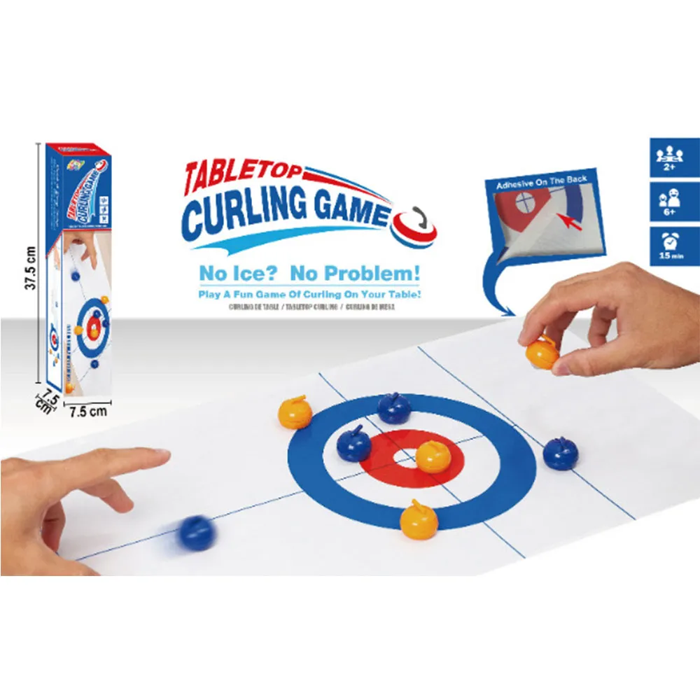 Dropship Mini Table Curling Ball Target Board Games Educational ...