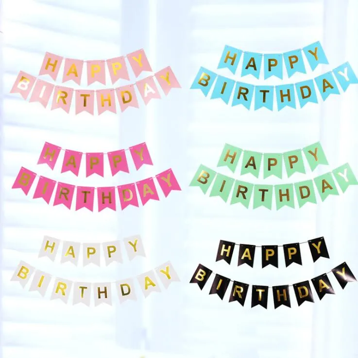 DHgate.com:Happy Birthday Bunting Banner - 13 Letter Multicolor ...