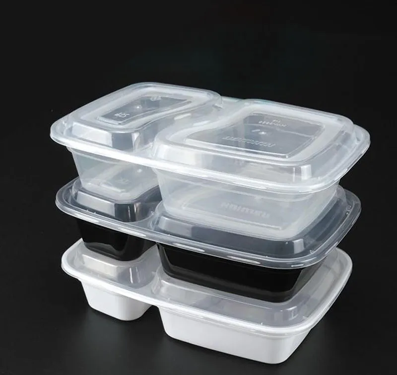 Wholesale Of Disposable Plastic Dinner Boxes 1000ML Capacity, 2 ...