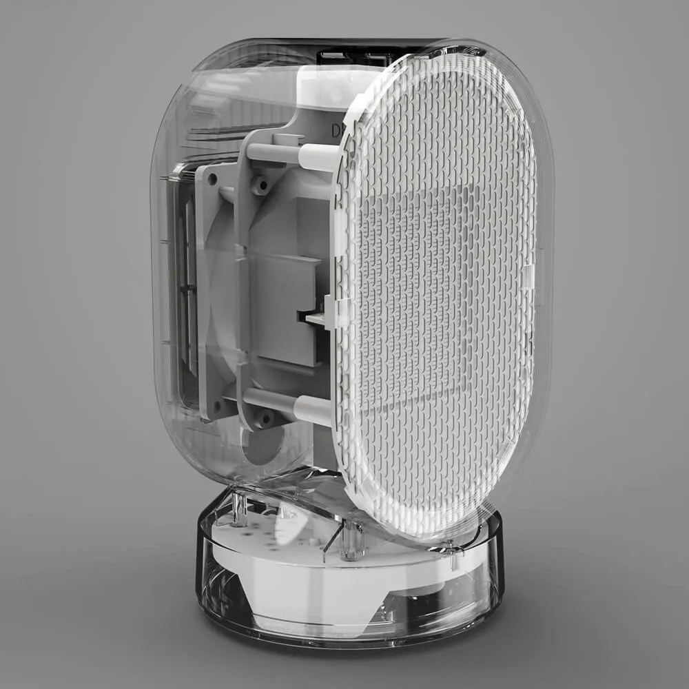 Portable Electric Space Heater - Mini Ceramic Heater Fan, Fast Heating ...