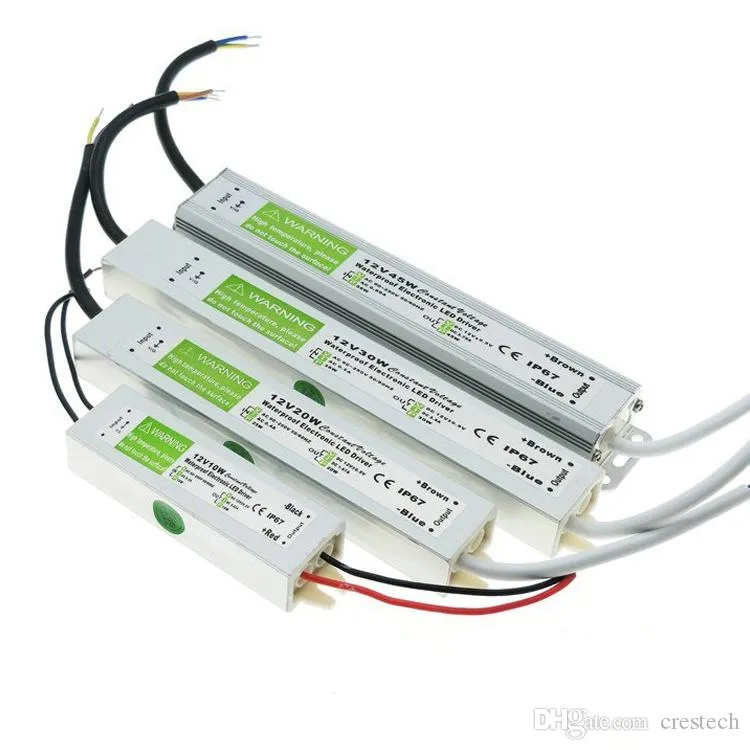 DC12V Alimentation IP65 Imperméable IP65 |Transformers LED |Entrée ...
