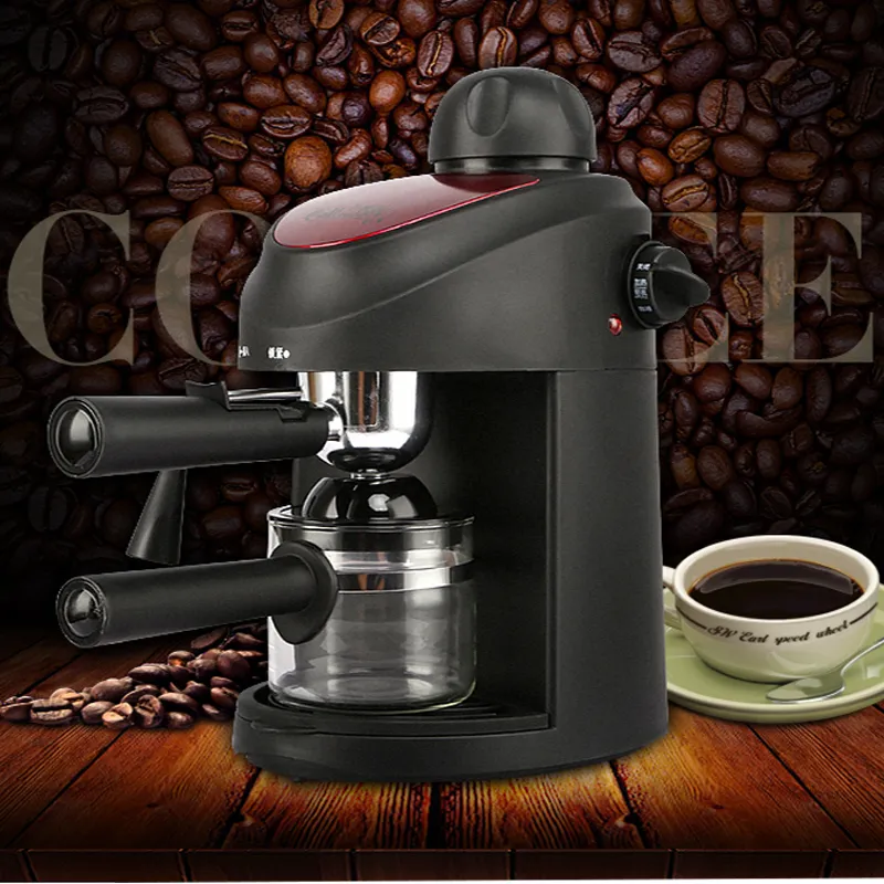 Compact Electric Espresso Maker - 4 Cup Capacity, High Pressure Steam ...