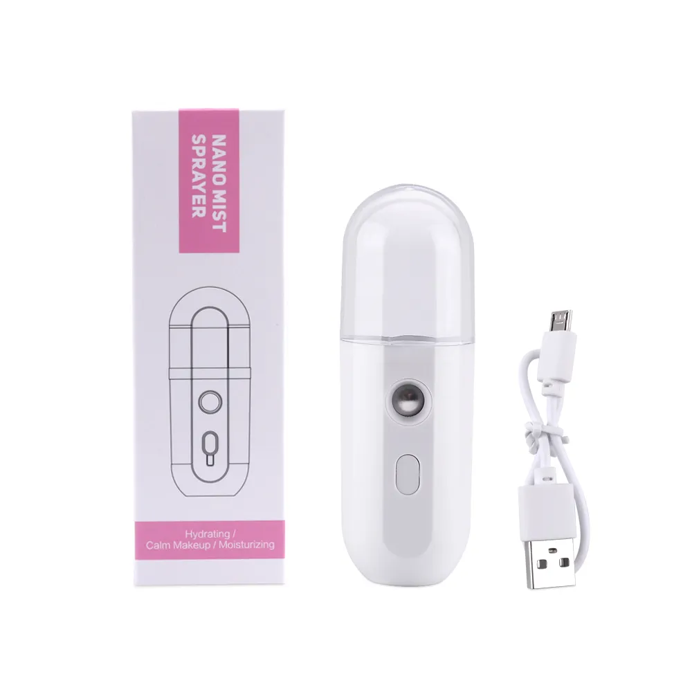 Mini Facial Steamer: Electronic Nano Mist Sprayer for Disinfecting and ...