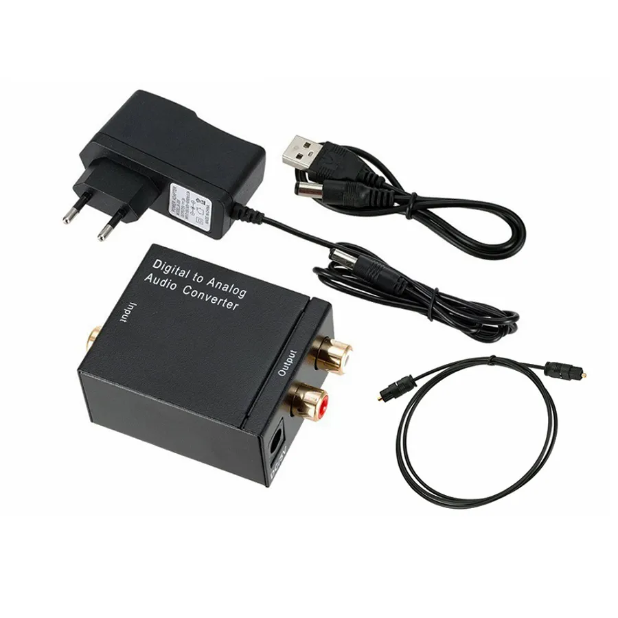 Optical To RCA Converter Digital Audio To RCA Adapter, Digital To ...