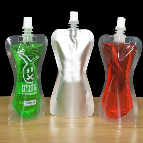 Mylar Bags Wholesale: 100ml Aluminum Mylar Stand Up Liquid Pouches ...