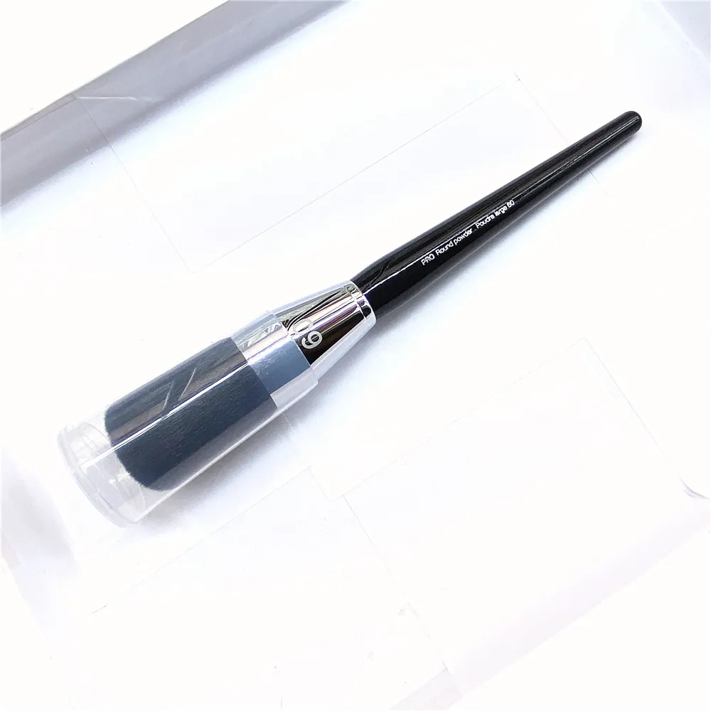 Large Foundation Brush Pro Round Powder Brush #60 With Goat Hair For ...