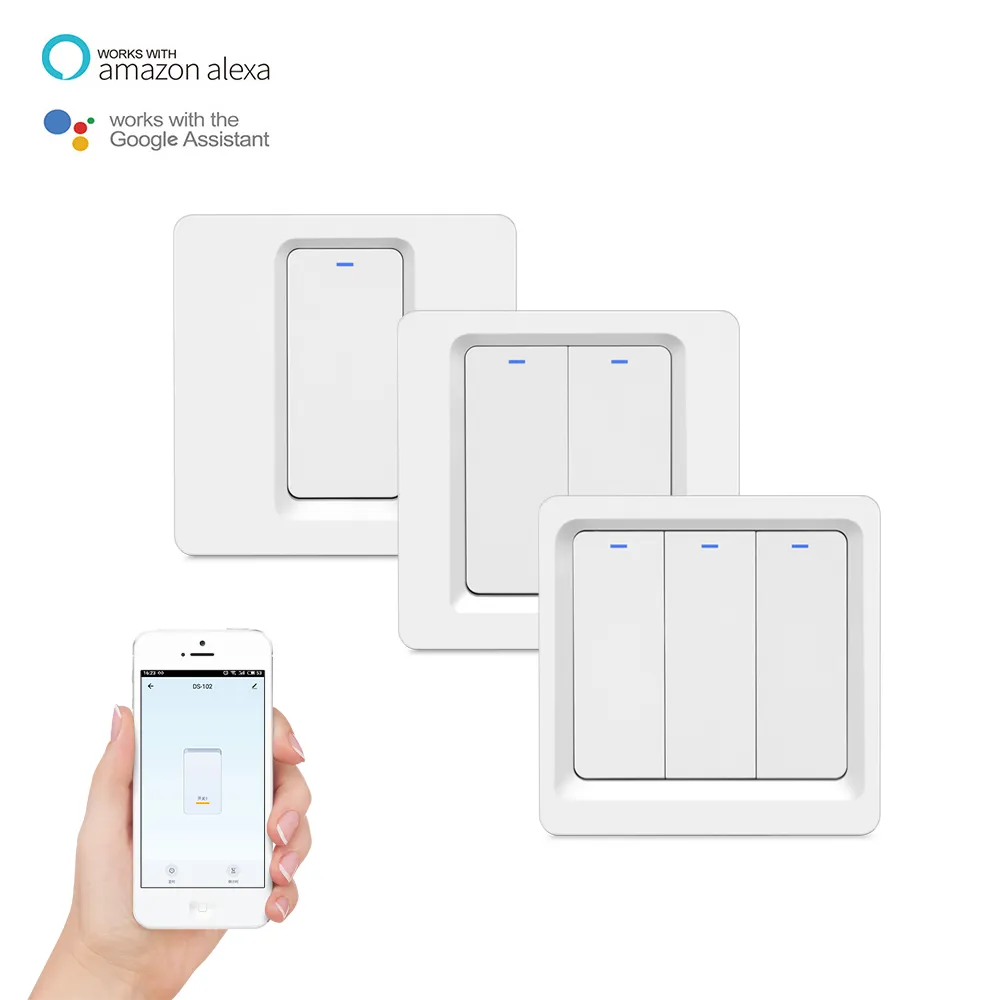 DHgate.com:"Tuya App Smart Wireless Remote Control Light Wall Switch EU ...