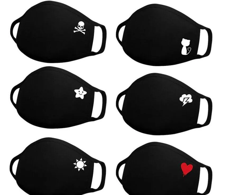 Mouth Mask Anime Cartoon Face Mask Anti Dust Mouth Muffle Washable ...