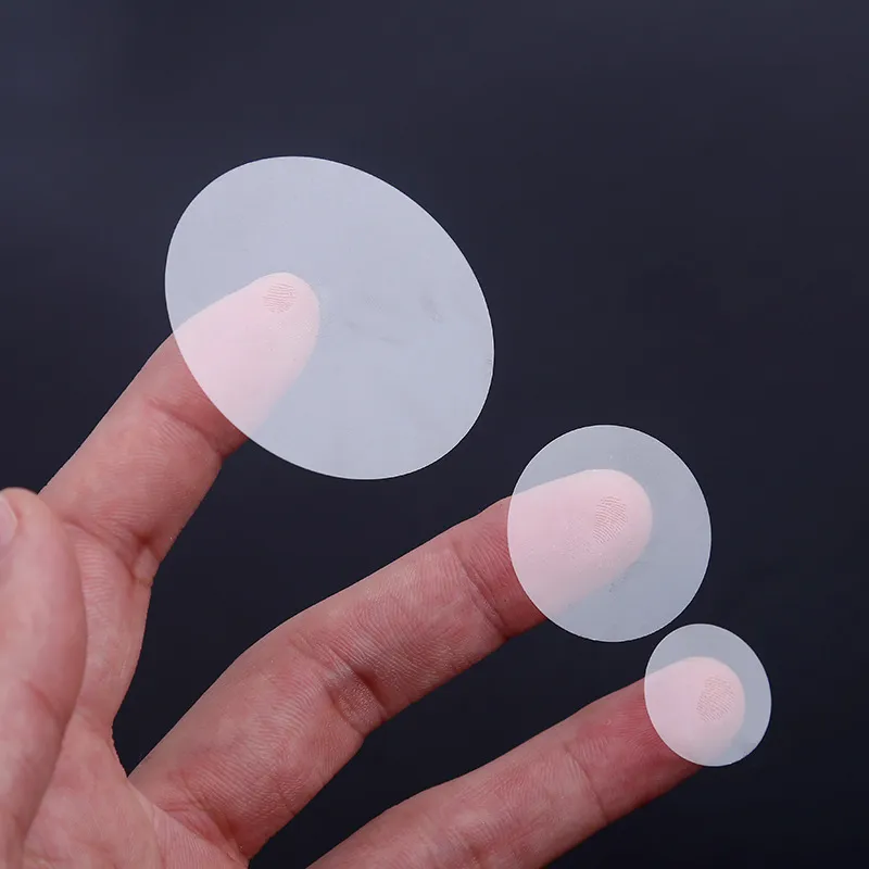 2000 Clear Round PVC Waterproof Adhesive Stickers, Transparent Circle ...