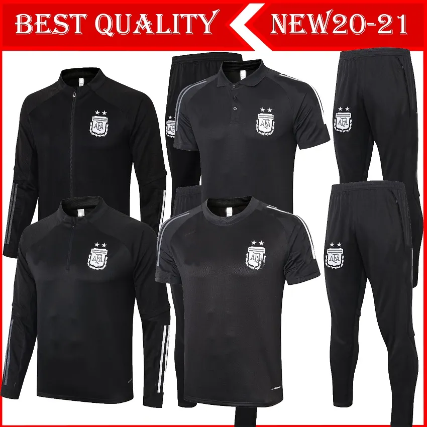 DHgate.com:2024 Argentina Soccer Training Suit, Black Color with Dybala ...