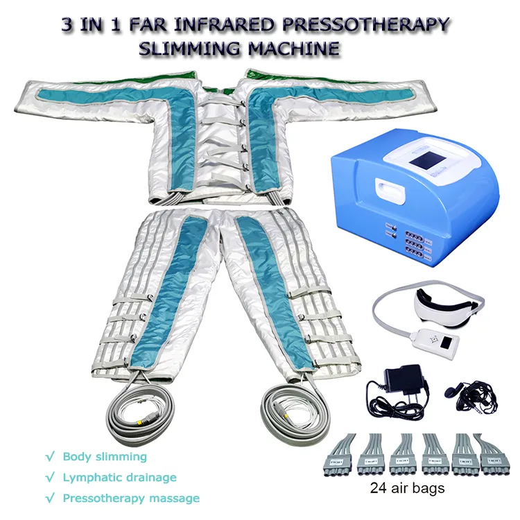 Pressotherapy Lymph Drainage Pressure Slimming Machine Far Infrared ...