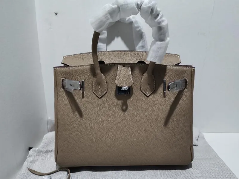 Perkin Totes | 25 35cm Taurillon Grainy Leather Classic Bags | Grainy ...