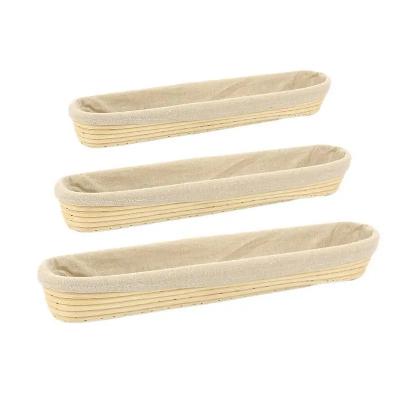 Long Banneton Brotform Dough Bread Proofing Proving Rattan Dough Bread ...