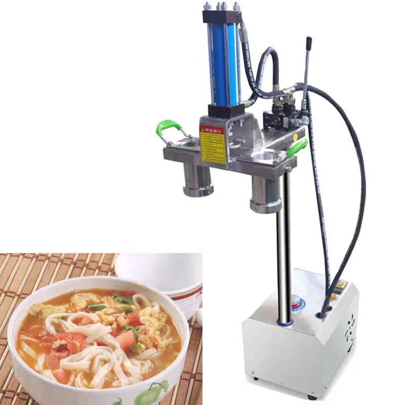Commercial Hydraulic Rake Ramen Noodle Machine Stainless Steel Electric ...