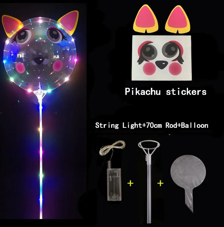 Multicolor 20 Inch BOBO Balloon LED Light With 30 LEDs For Party ...