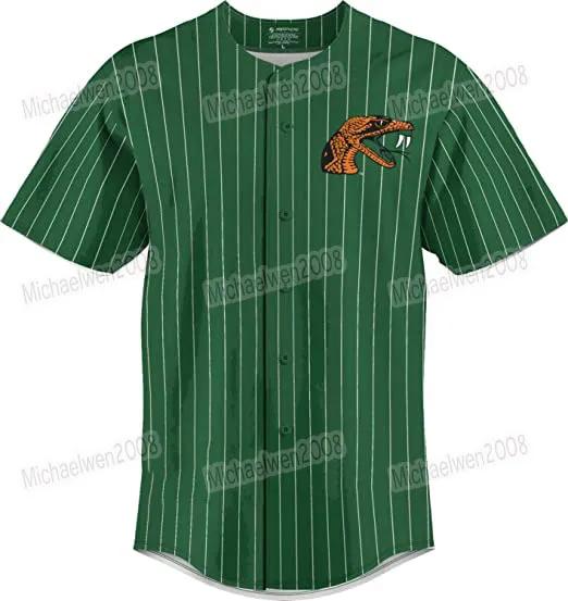 Florida A&M University FAMU Baseball Jersey Customizable Mens, Womens ...