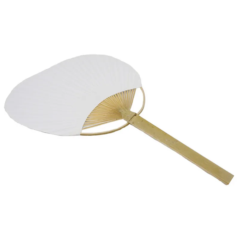 Paddle Hand Fans With Bamboo Frame And Handle Wedding Party Souvenirs ...