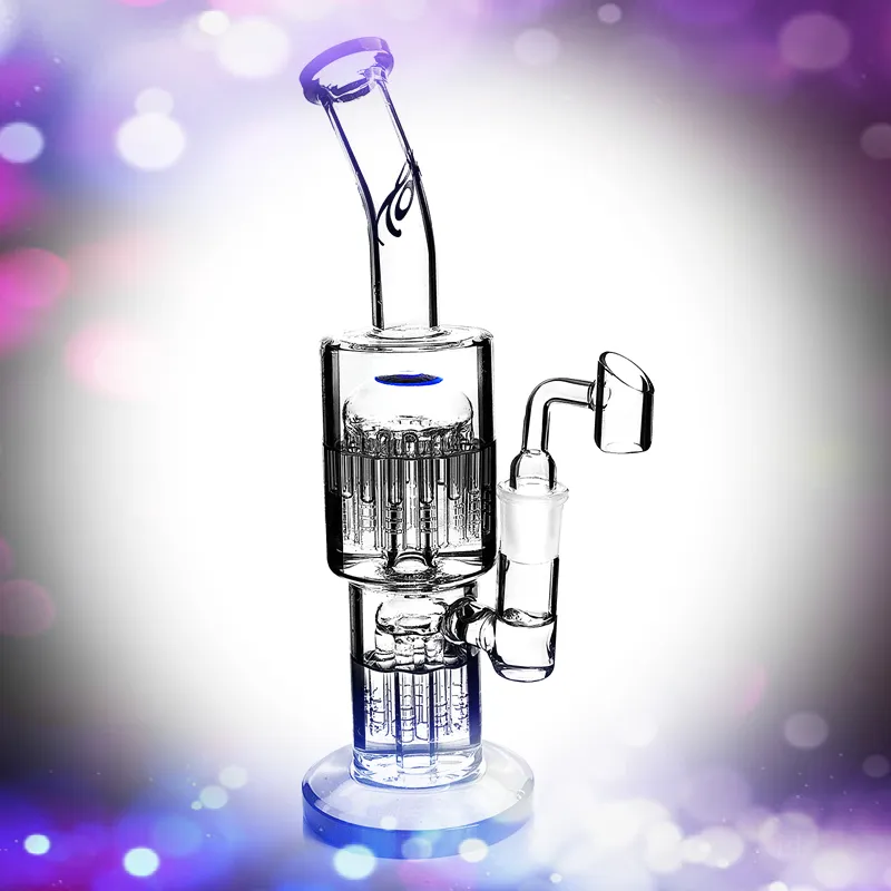 Dropshipping 11 Toro Bong Water Pipe With 7 13 Arm Tree Perc Recycler ...