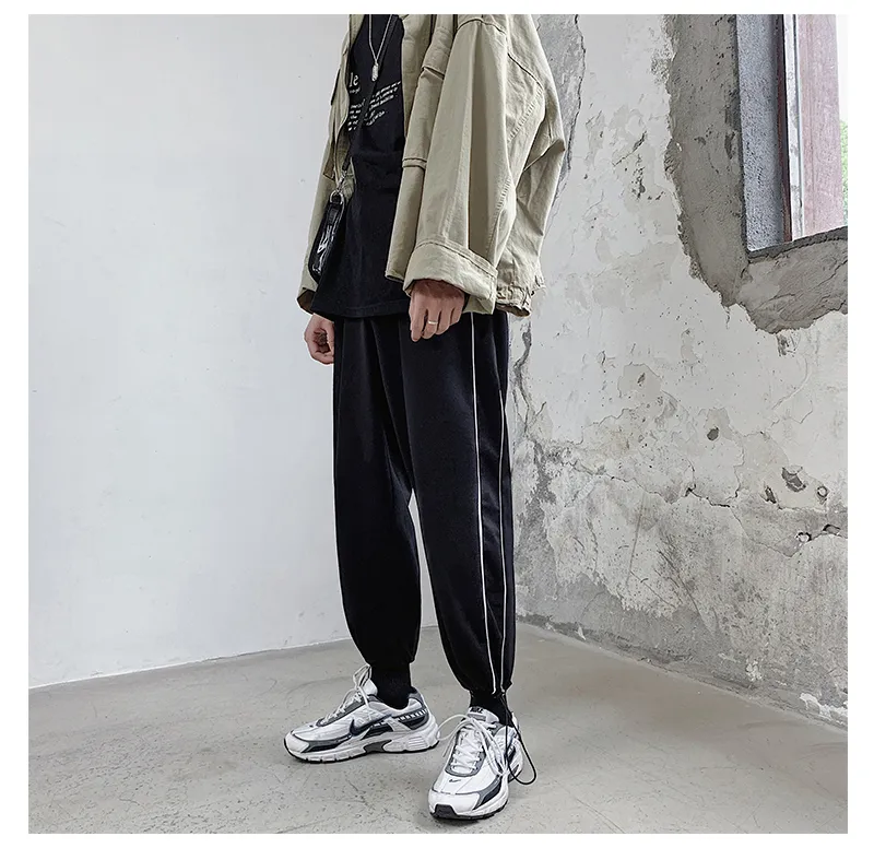 Men's Japanese Streetwear Jogger Pants Vintage Side... From Mu02, $56. ...